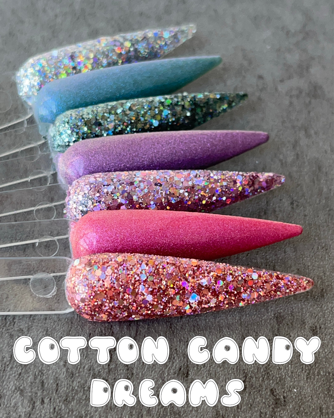 Cotton Candy Dreams collection – Whimsy Nail Company